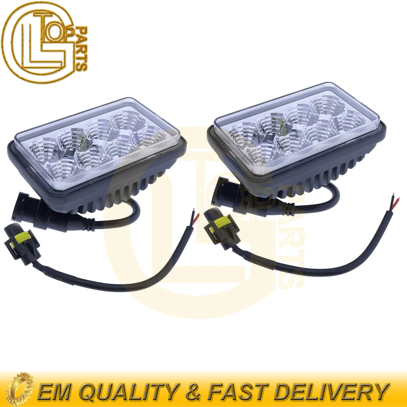 2PK LED Backup Lights 6661353 for Bobcat 553 753 763 773 853 863 873 ...