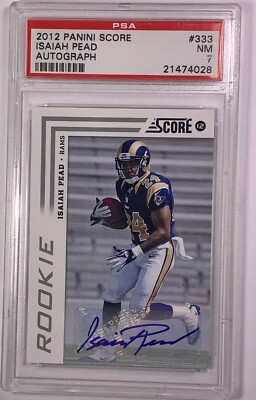 2012 PANINI SCORE ISAIAH PEAD AUTOGRAPH | eBay