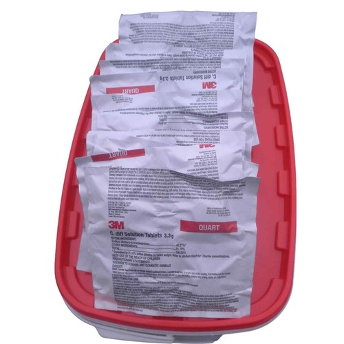3M C. Diff Solution Tablets, Quart Size, 140 Dissolvable Tablets, EXP 11/2025 | eBay