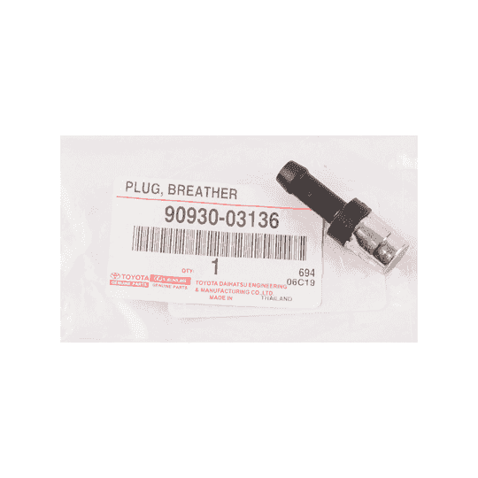 GENUINE TOYOTA / LEXUS 9093003136 VARIOUS MODELS PLUG BREATHER 90930 ...