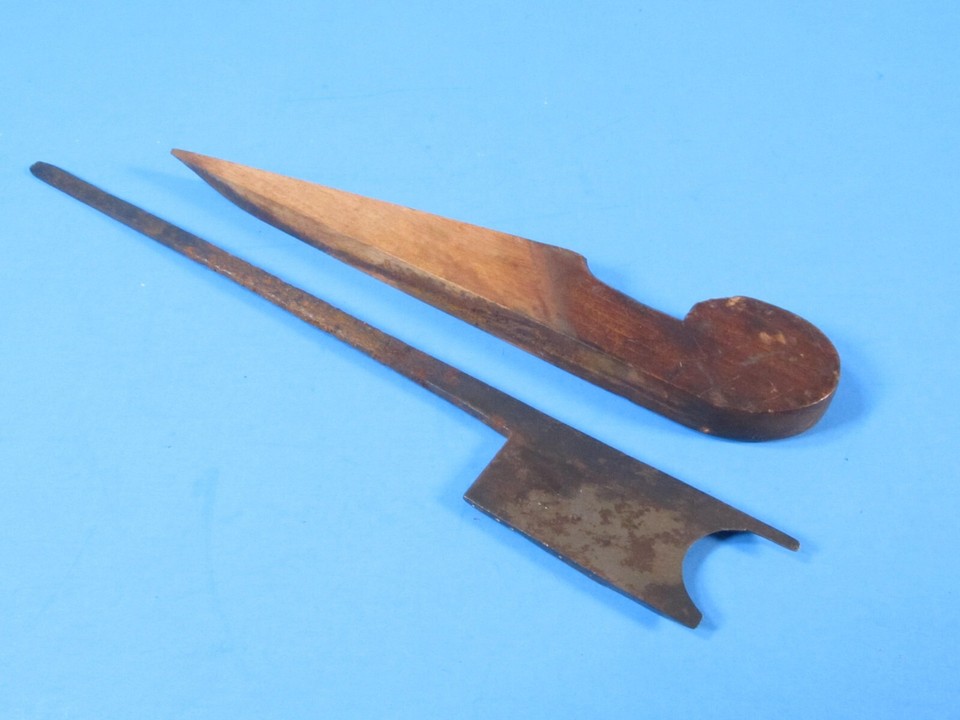 Jacob Heiss Philadelphia 3/4 side bead wood molding plane intermittent ...