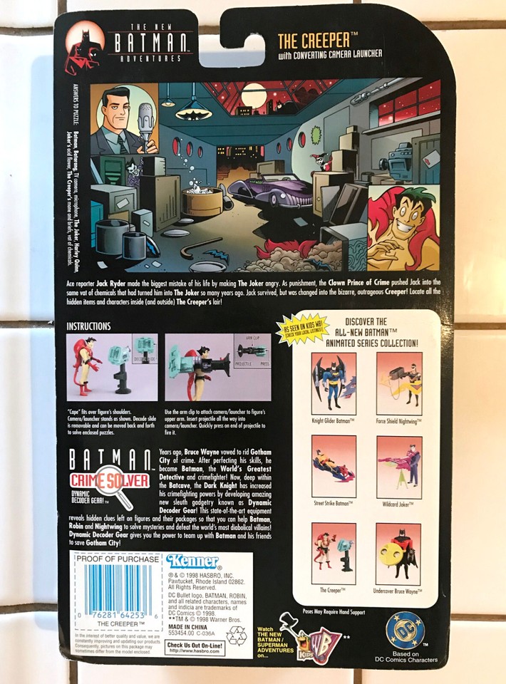 New Batman Adventures - CREEPER - Kenner 1997 | eBay