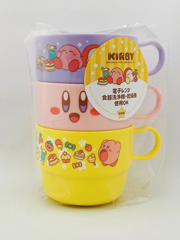 Star Kirby Dream Land Plastic Cup 3 pcs Set / Pastel Color pile up ...