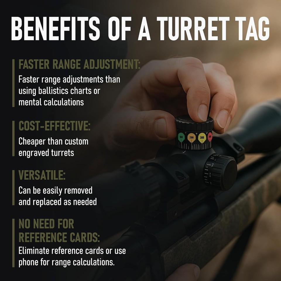 10 Rifle Scope Turret Sticker Sheets- Scope Dope Stickers for Long ...