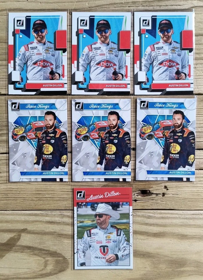 2023 Donruss Austin Dillon Collection Lot 7 NASCAR cards Racing Card | eBay