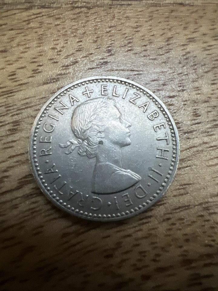 Great Britain 1 Shilling 1956 Coin - Queen Elizabeth II - UK Lions ...