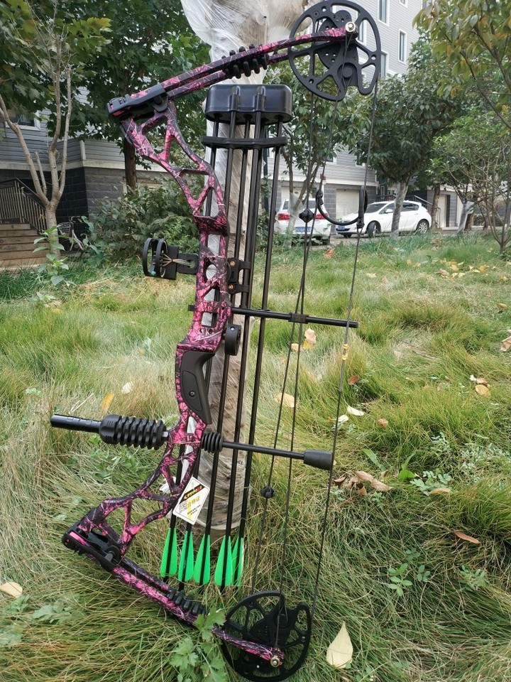 Compound Bow Hunting Kit 35-70LBS Adjustable 16-30" Draw Length Hunting ...