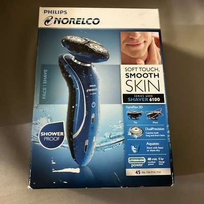 New open Box Philips Norelco 1150X/40 6100 Wet & Dry Shaver Series 6000 ...