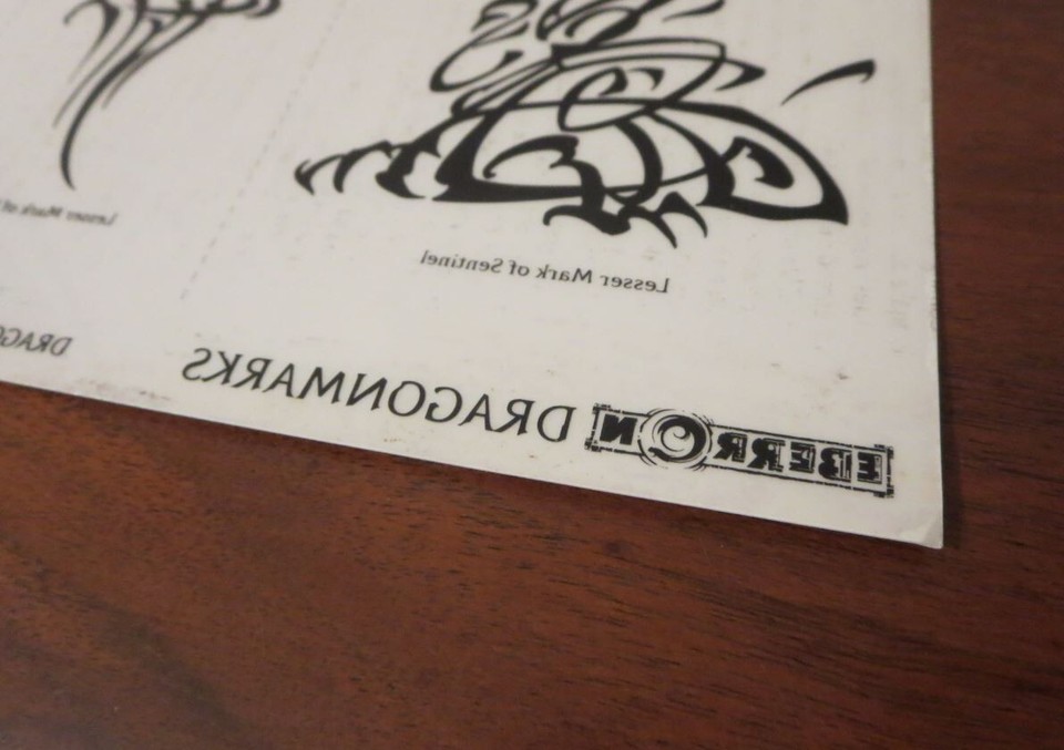 EBERRON DRAGONMARKS ~ Sheet of Decals ~ 2004 Dungeons & Dragons | eBay