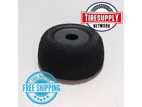 14-360 Domed Buffing Wheel Black (2") Tire Repair Tire Buffing Stone 2 ...