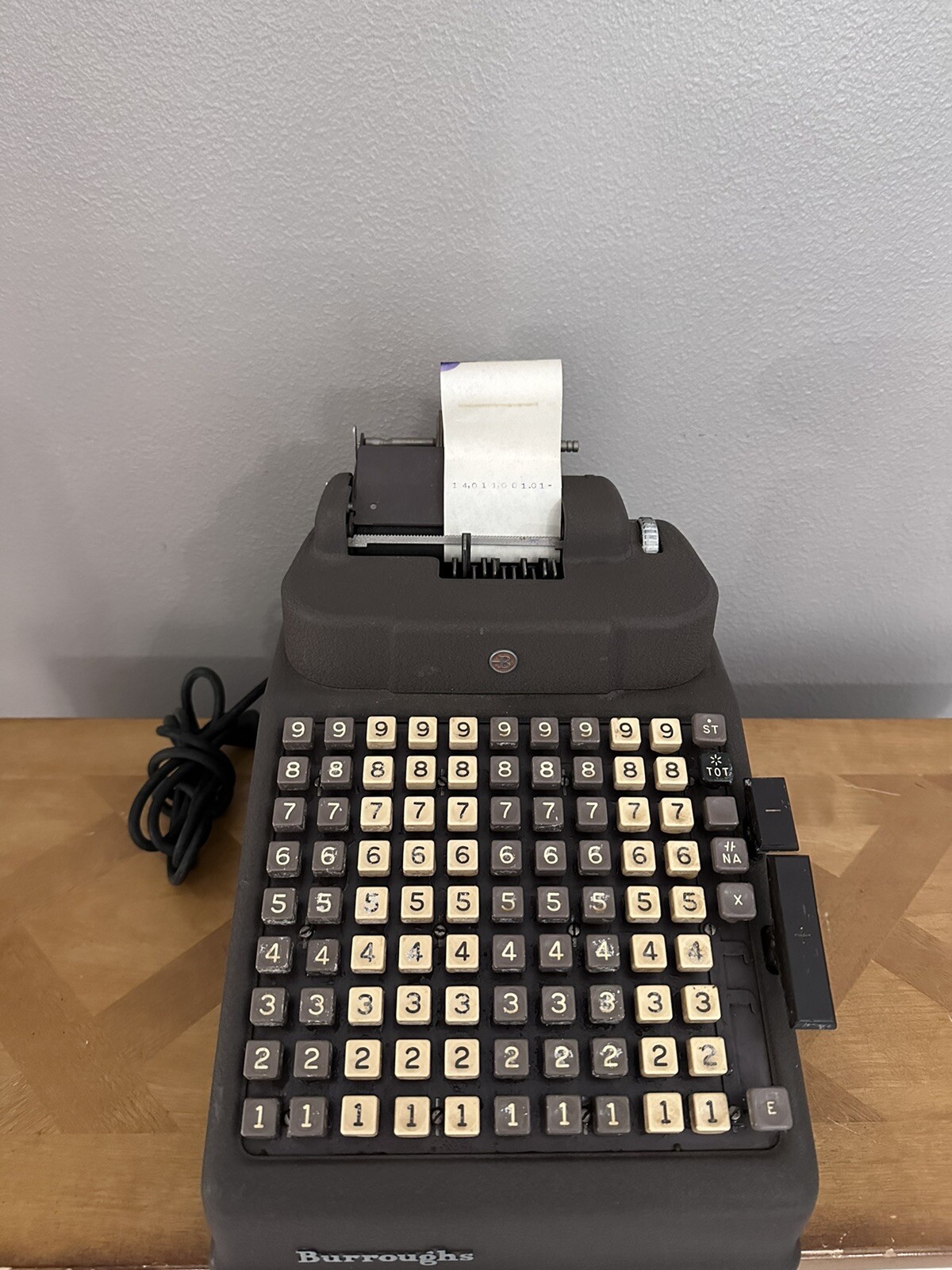 Vintage Burroughs Electric Adding Machine Series P | eBay