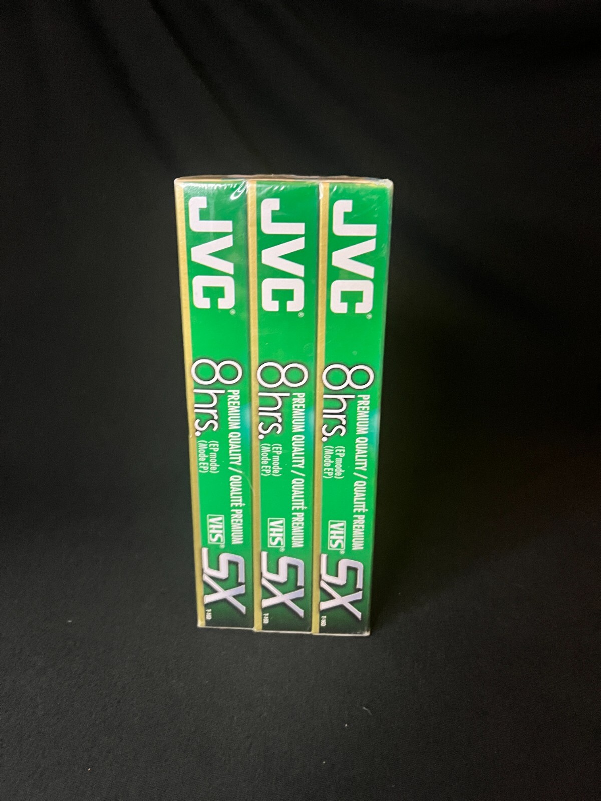 New Sealed Blank VHS Tapes for VCR JVC 3 Pack T-160 8 Hour Premium Quality SX | eBay