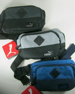 Puma Exploration Hip Sack Fanny Pack Waist Bag Black Gray Blue | eBay