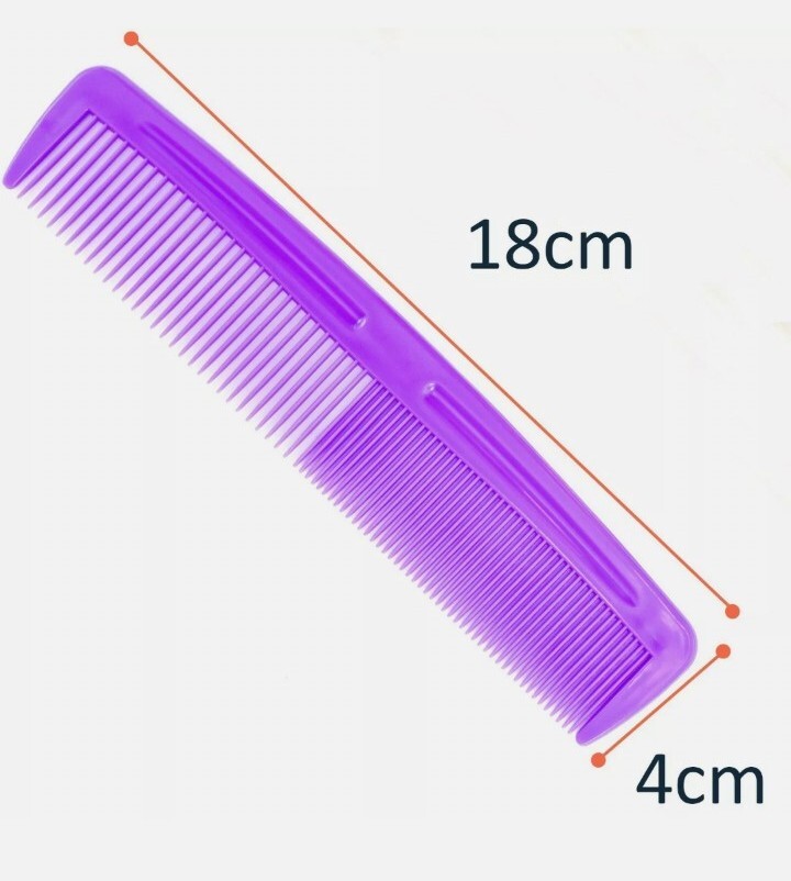 Comb Hair Styling Set Pin Tail Fine Wide Toothed Comb 6 Type Pink ...