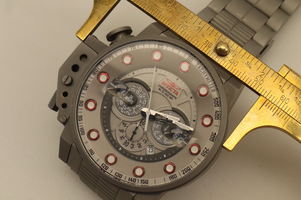 Invicta 18698 I-Force Bomber Chronograph Watch Gunmetal 50mm #162 | eBay