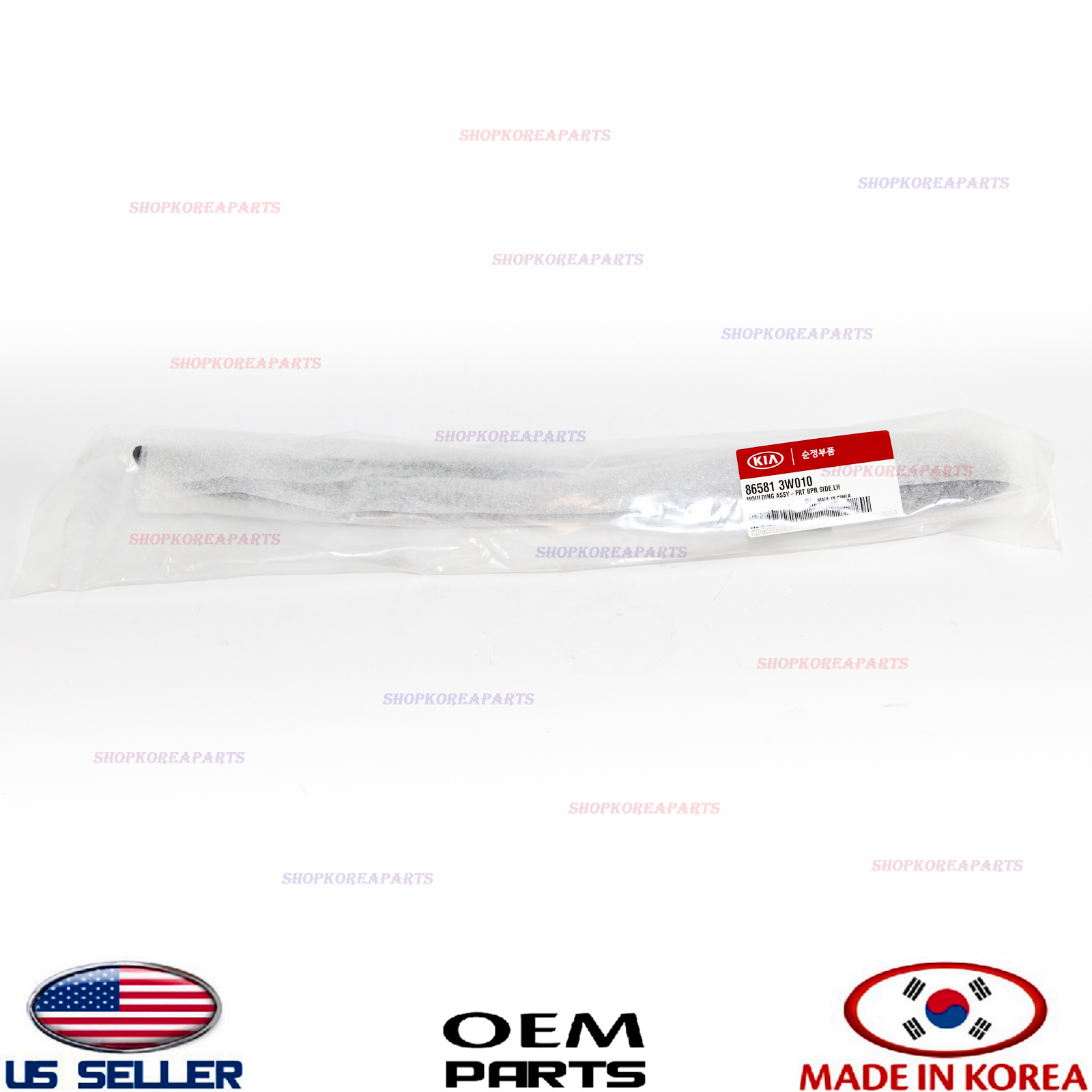 Genuine Front Bumper Molding Outer Trim Strip Driver Side OEM Sportage ...