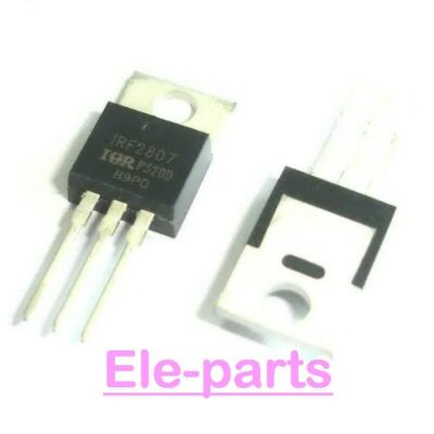 10 PCS IRF2807 TO-220 IRF2807PBF N-Channel MOSFET Transistors Chip #A6 ...