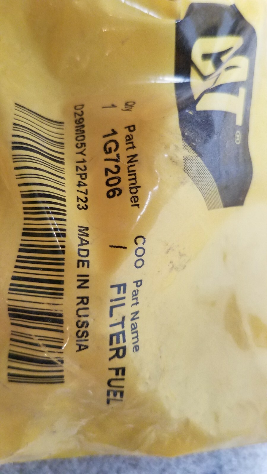 CAT OEM Caterpillar Fuel Filter 1G-7206 Genuine CAT Part Sealed | eBay