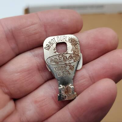 Ademco Keyswitch Key 507-200 Formed Key High Security USA Made NOS | eBay