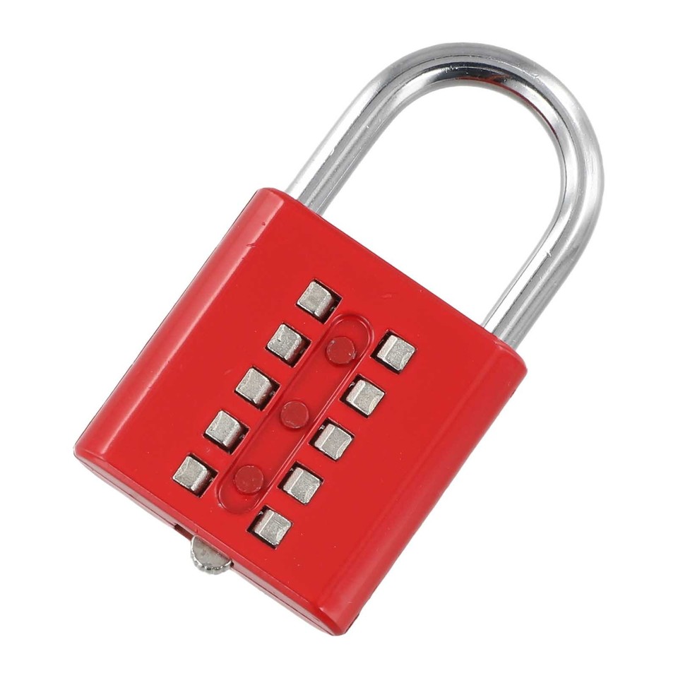 Secure Zinc Alloy 10 Digit Combination Lock For Travel And Storage ...