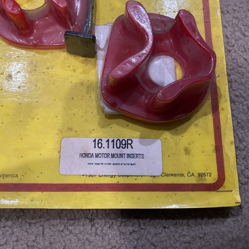 Energy Suspension 16.1109R Polyurethane Engine Motor Mount Inserts 90 ...