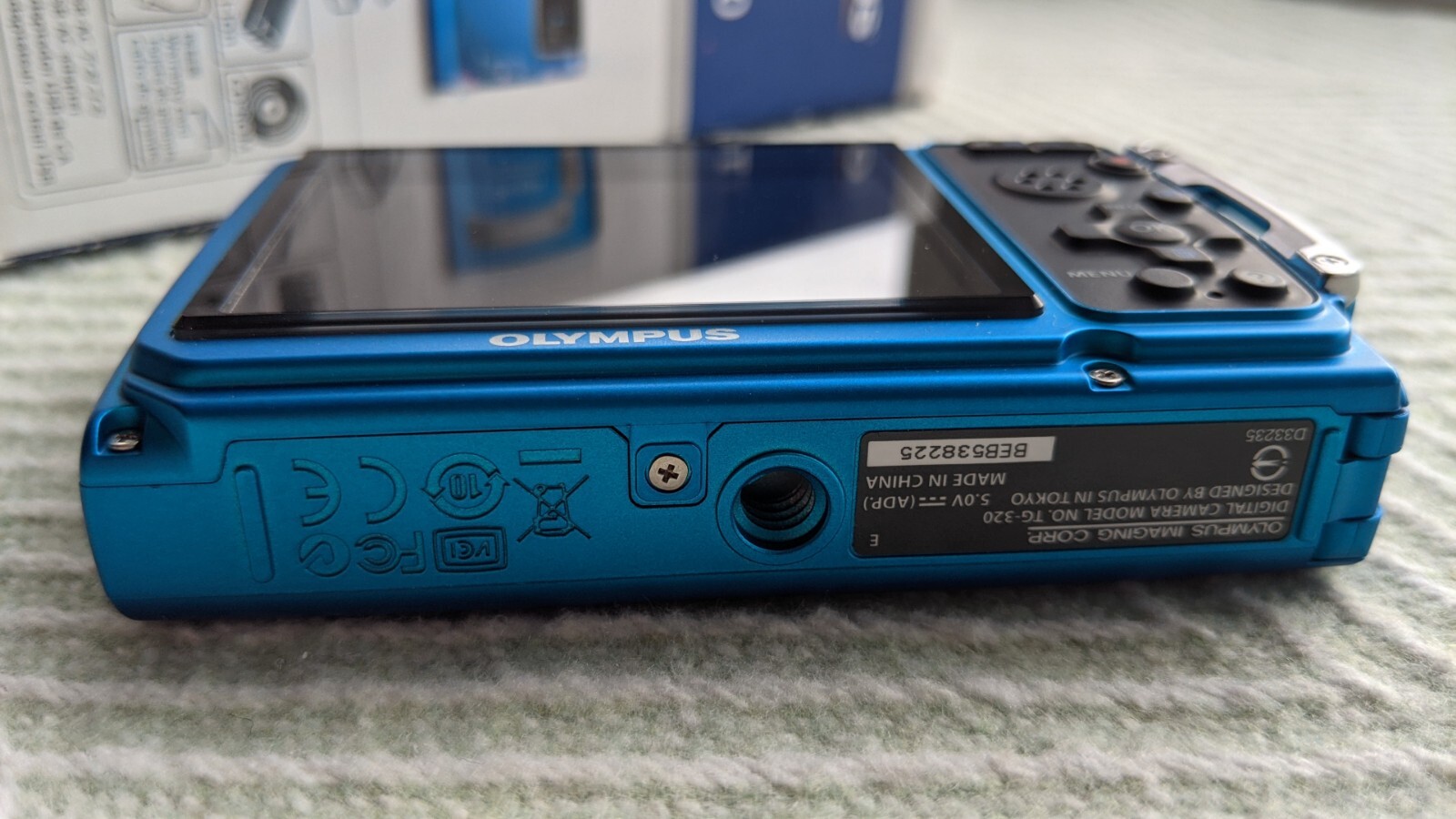 Olympus TOUGH TG-320 UNDERWATER SHOCKPROOF Digital Camera 14mp 3.6x ...