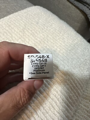 Genuine OEM SP548X Ford Motorcraft Platinum Spark Plug CYFS12F1X SP548 ...