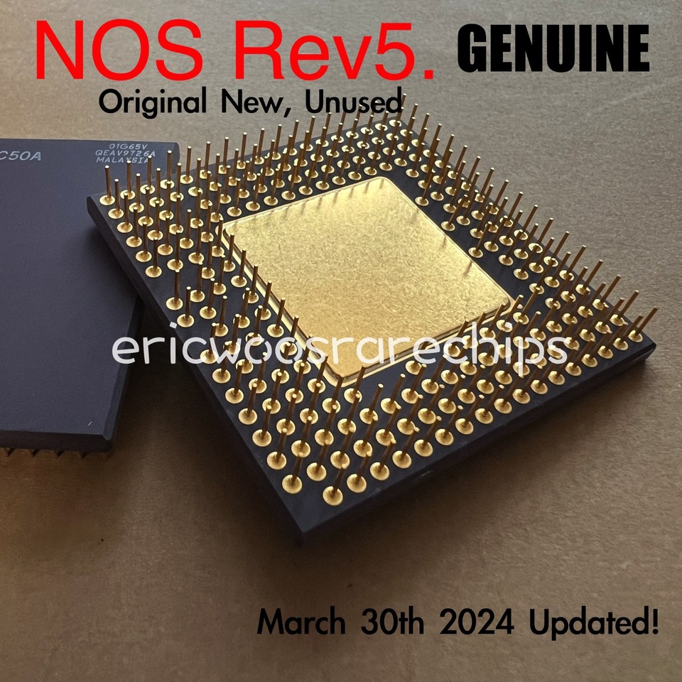 Original New 68060 XC68060RC50A 01G65V 50MHz Vintage CPU Genuine Rev5 ...