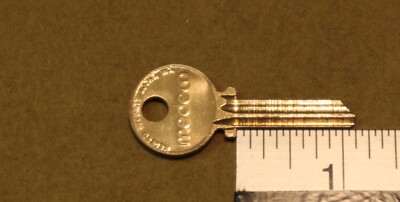 Medeco ( genuine ) blank uncut round headed key - New | eBay