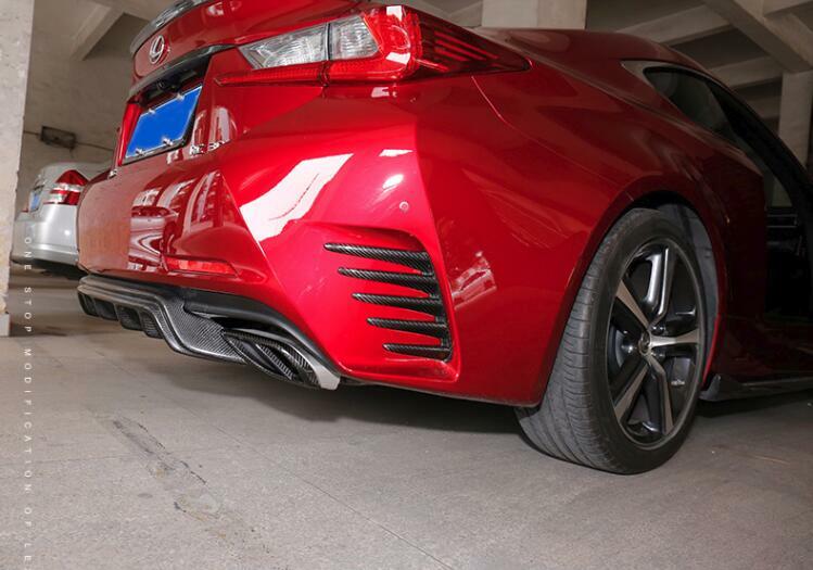 Rear Bumper Spoiler Trim For Lexus RC200t RC300 RC350 Sport Side Fender ...
