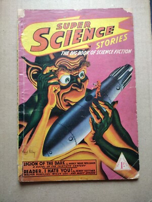 Super Science Stories, British edition, 1952 (US May 1943), pulp SF | eBay