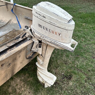 1960S MERCURY 6HP TWIN CYLINDER MERC 60 OUTBOARD (TURNS OVER LITTLE ...