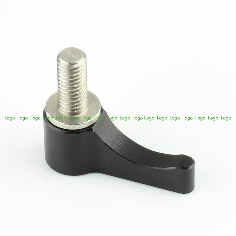 Rotating Knob M5 10mm Wingnut Thumb Lever Screw fr 15mm Rod Clamp Video ...