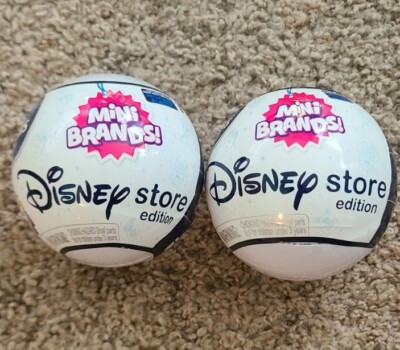 LOT OF 2-ZURU Mini Brands Disney Store Edition Surprise Mystery Balls ...
