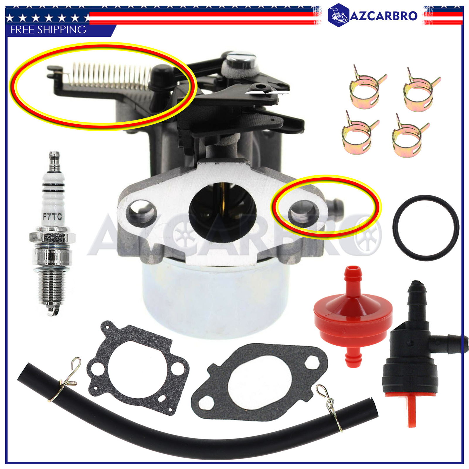 Carburetor Carb For Husqvarna Hu775H 961450007 961450010 Lawn Mower | eBay