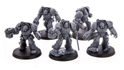Warhammer 40k Space Marine 5X Terminator squad Leviathan new on sprue ...