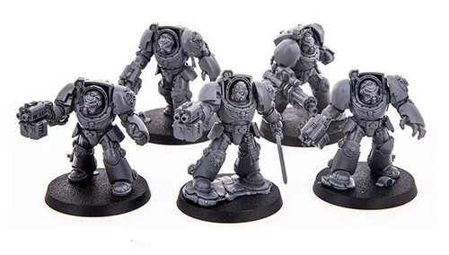 Warhammer 40k Space Marine 5X Terminator squad Leviathan new on sprue ...