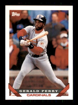 1993 Baseball Topps Gerald Perry St. Louis Cardinals #597 | eBay