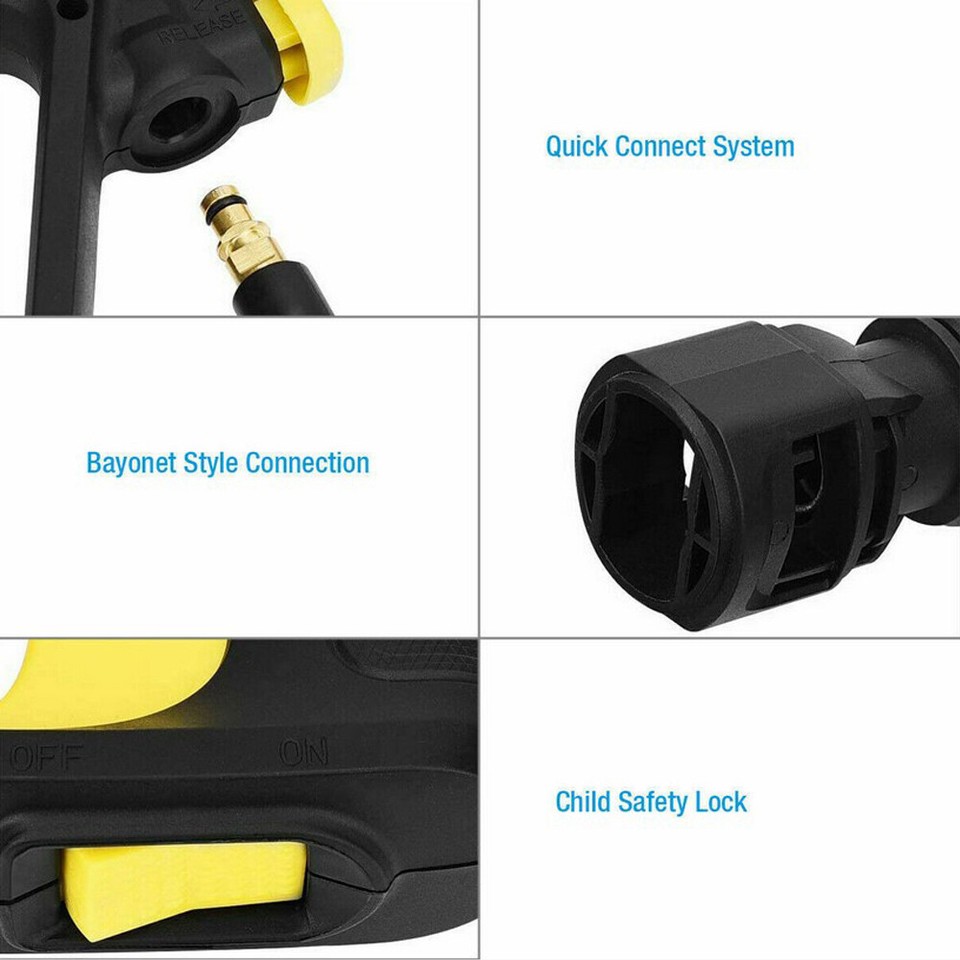 3000PSI High Pressure Washer Hose Trigger Gun For Karcher K2 K3 K4 K5 ...