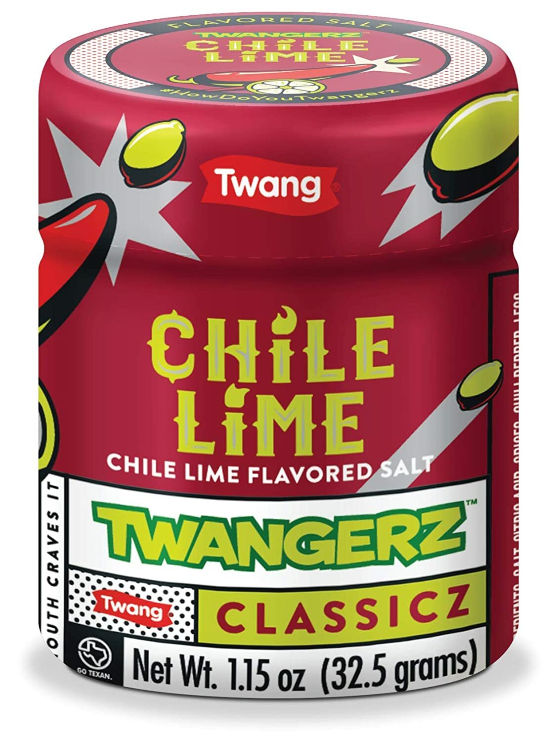 Twangerz Chili Lime Salt, 1.15-Ounce Shakers (Pack of 10) - Free & Fast ...