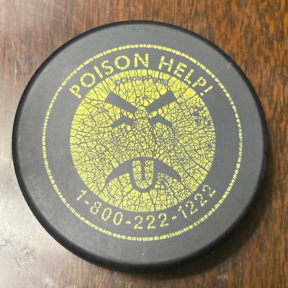 VINTAGE Mr Yuk Logo Foam Stress Toy Hockey Puck - Promo Mister Yuck Toy ...