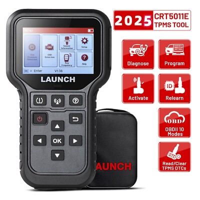 Launch X431 CRT5011E TPMS Relearn Tool Tire Scanner 315/433MHz ...
