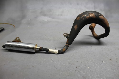 2001 GAS GAS TXT BOY 50 EXHAUST PIPE AND SCILENCER CHAMBER HEADER | eBay