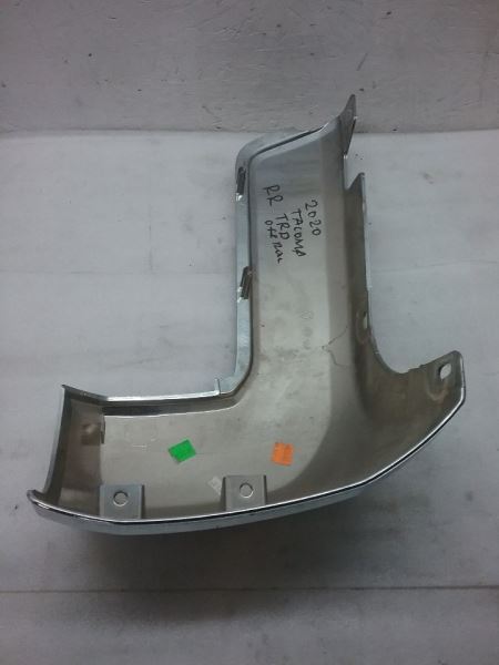 52155-04020 52155-04050 RH Right Rear Bumper Tip End Chrome 2020 TOYOTA ...