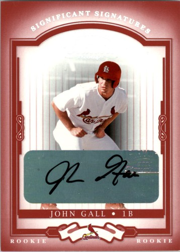 2004 Donruss Classics Significant Signatures Red #183 John Gall /250 AUTO BB | eBay