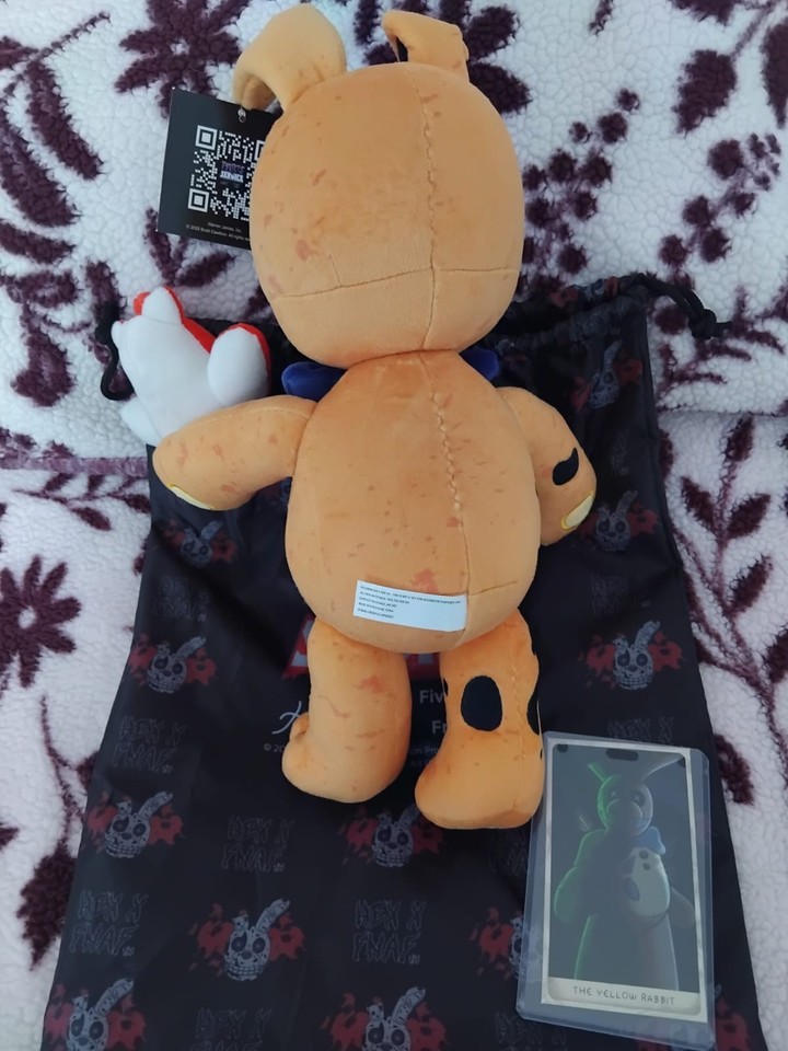 Hex Fnaf Yellow Rabbit Magnetic Plush | eBay UK