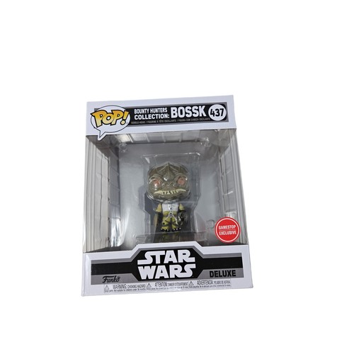 NEW Funko Pop Star Wars Bossk 437 Figure Bounty Hunters Game Stop ...