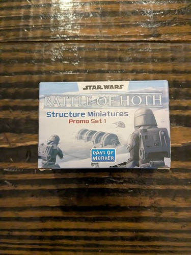 Star Wars Battle of Hoth Structure Miniatures Promo Set Days of Wonder ...
