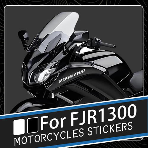Yamaha FJR 1300 Fairing Decals 2000-2021 Black | eBay