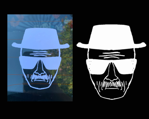 Breaking Bad Heisenberg Walter White Decal | eBay
